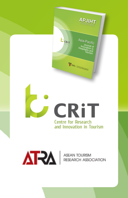 APJIHT Asia-Pacific Journal of Innovation in Hospitality and Tourism